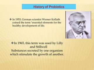 البكتريا النافعة للانسان Probiotics | PPTX