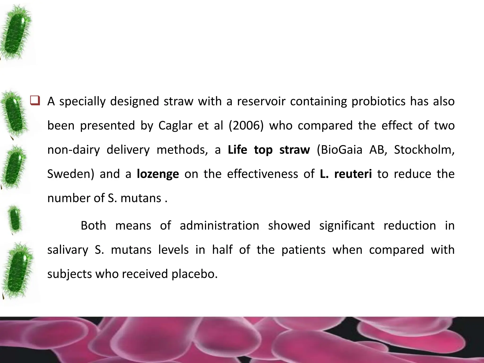 Role of PROBIOTICS in periodontal disease | PPTX