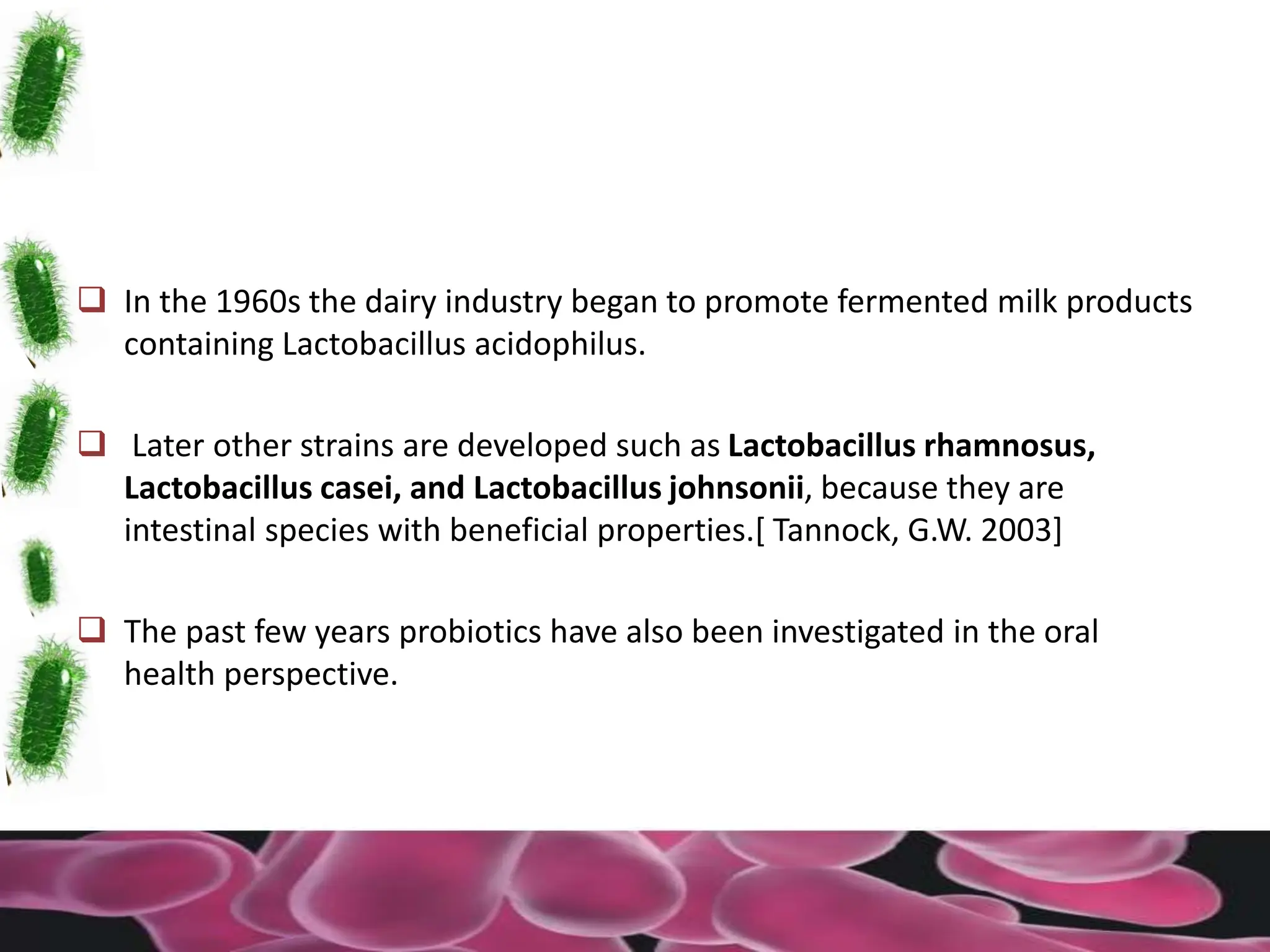 Role of PROBIOTICS in periodontal disease | PPTX