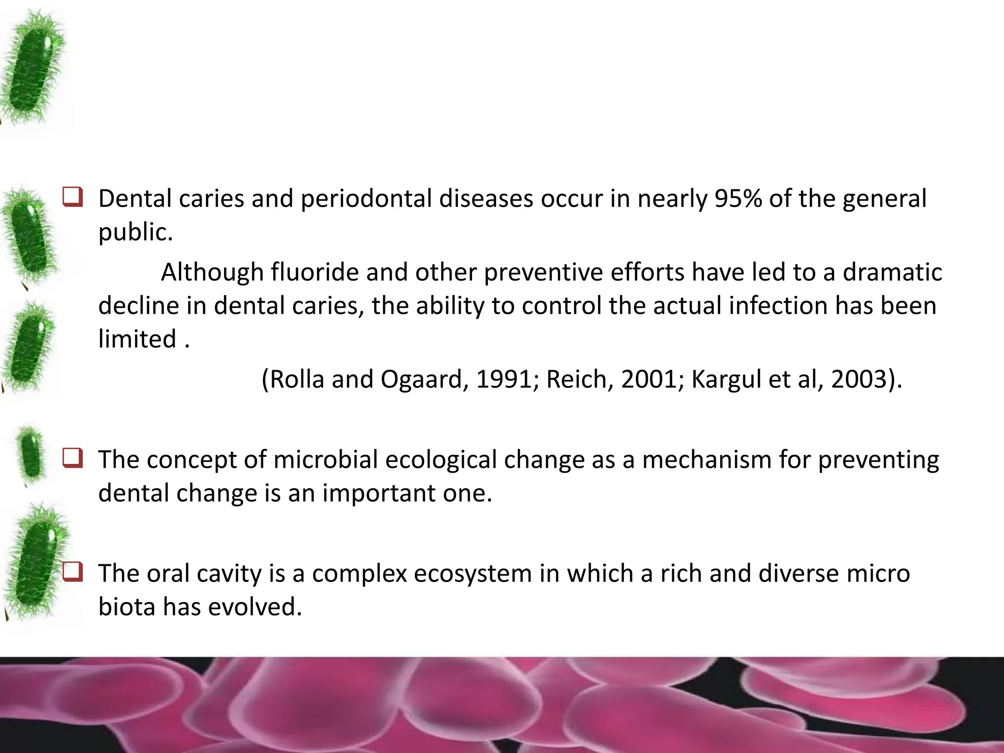 Role of PROBIOTICS in periodontal disease | PPTX