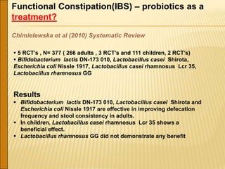 Probiotics in Adult Gastroenterology | PPTX