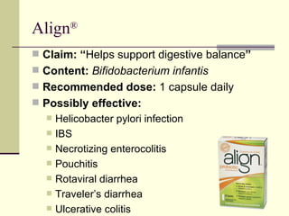 Probiotics Supplementation: What Pharmacists Need To Know | PPT