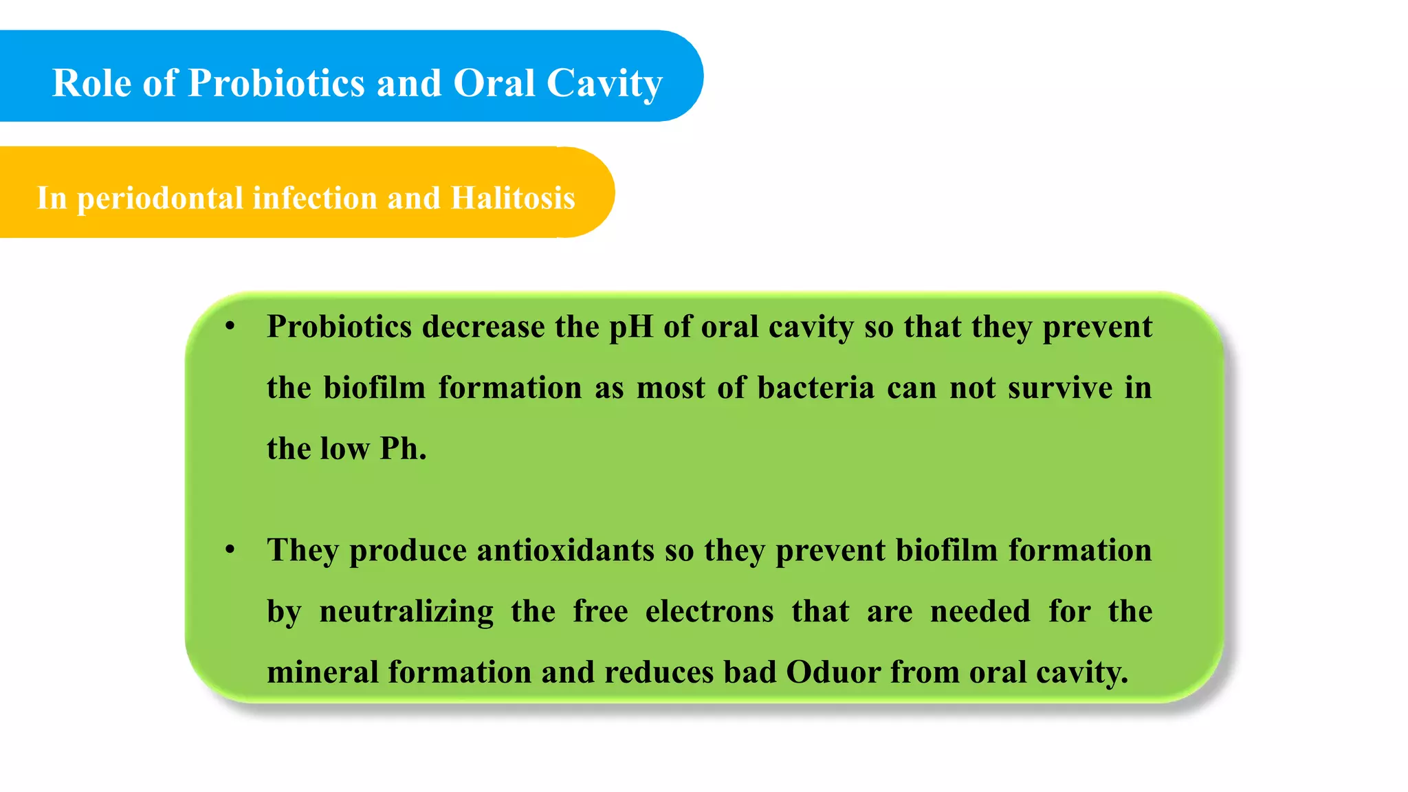 Probiotics in Dentistry | PPTX