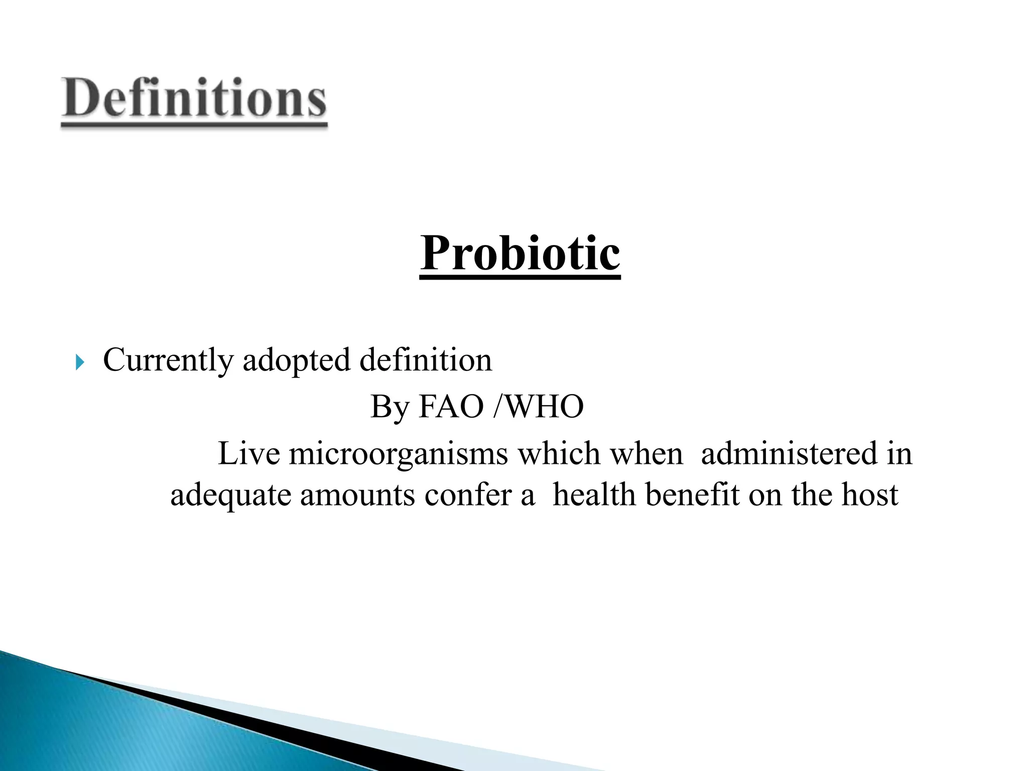 Probiotics in periodontal health and disease | PPTX