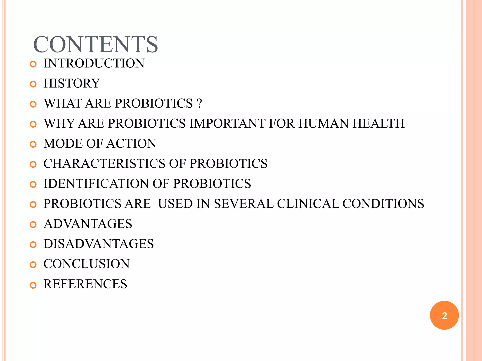 Probiotics ppt | PPTX
