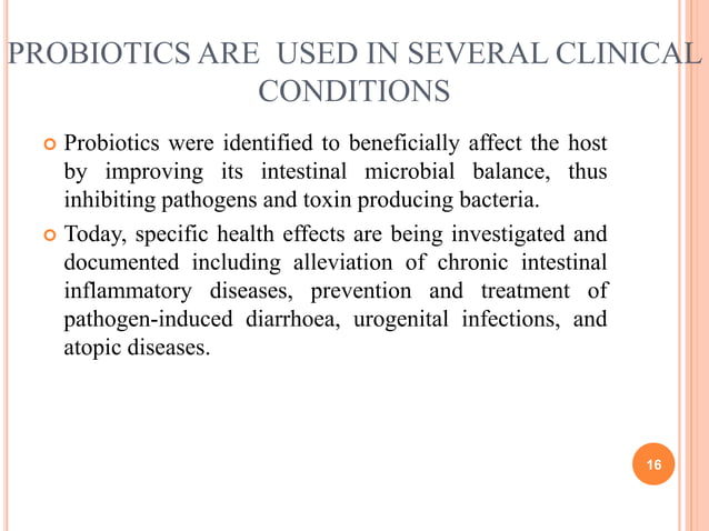 Probiotics ppt | PPTX
