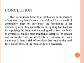 Probiotics ppt | PPTX
