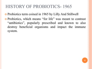 Probiotics ppt | PPTX