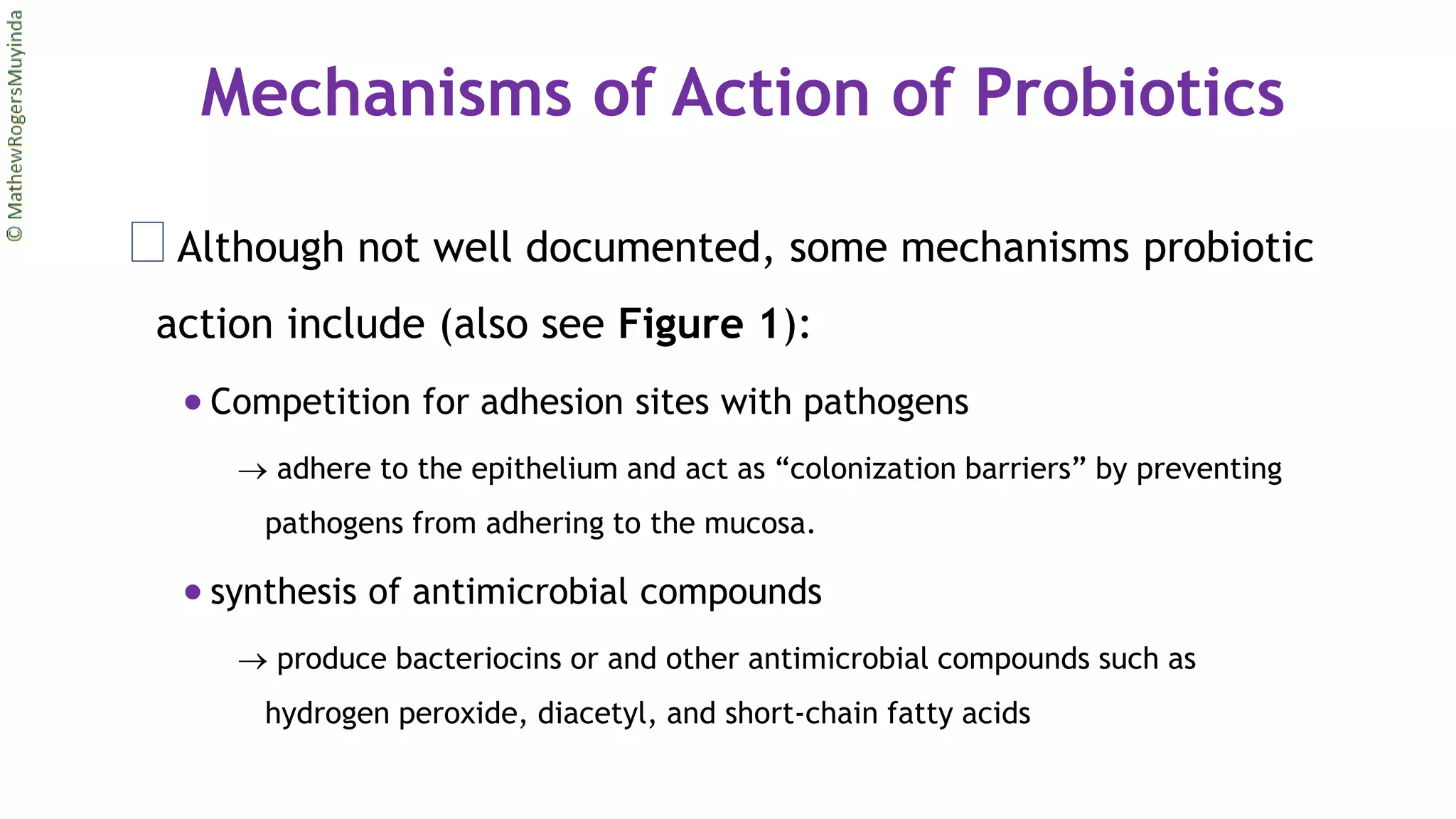 Muyinda Mathew Rogers - Probiotics & Prebiotics | PDF