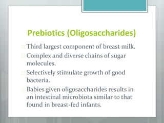 Probiotics & Prebiotics for Infants | PPTX