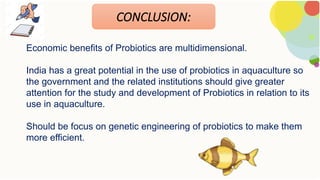 Probiotics used in aquaculture | PDF