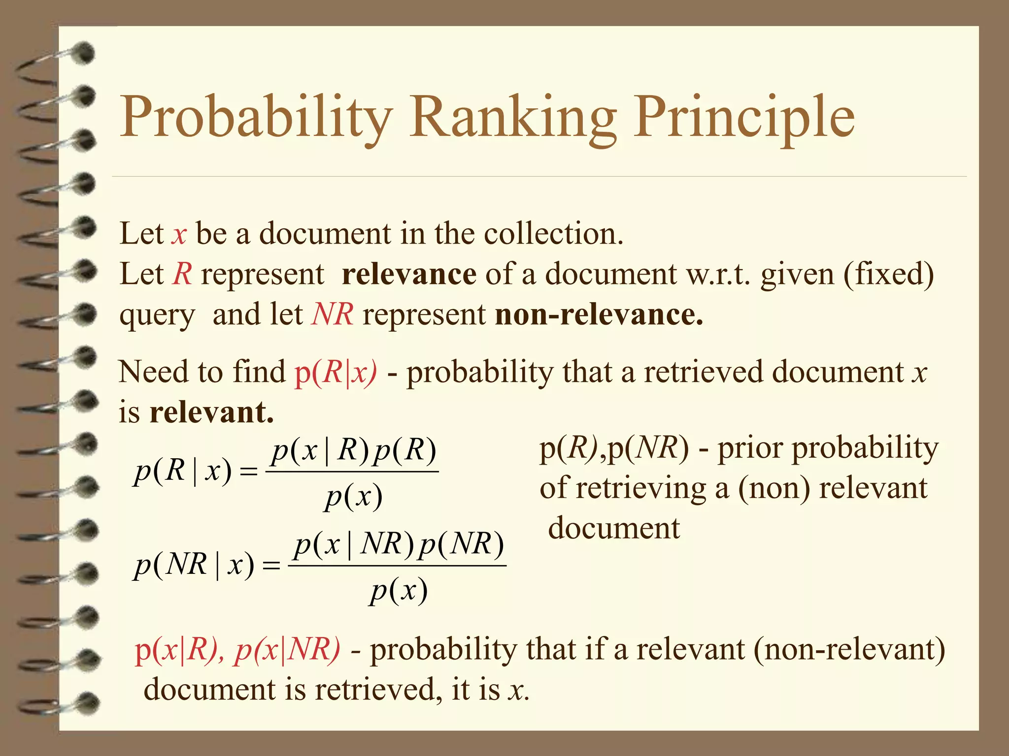 Probablistic information retrieval | PPT