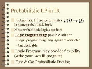 Probablistic information retrieval | PPT