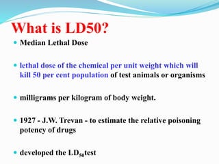 Probit analysis in toxicological studies | PPTX