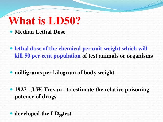 Probit analysis in toxicological studies