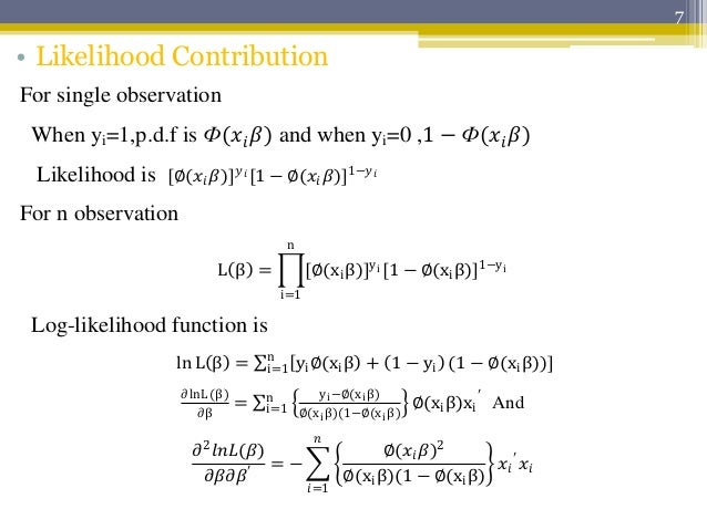 Probit And Logit Model