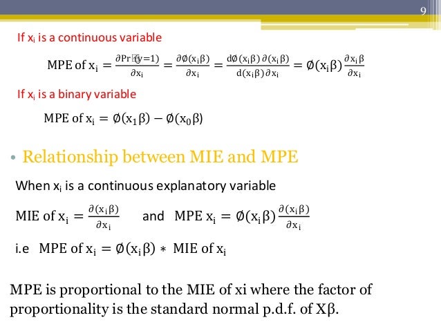 Probit And Logit Model