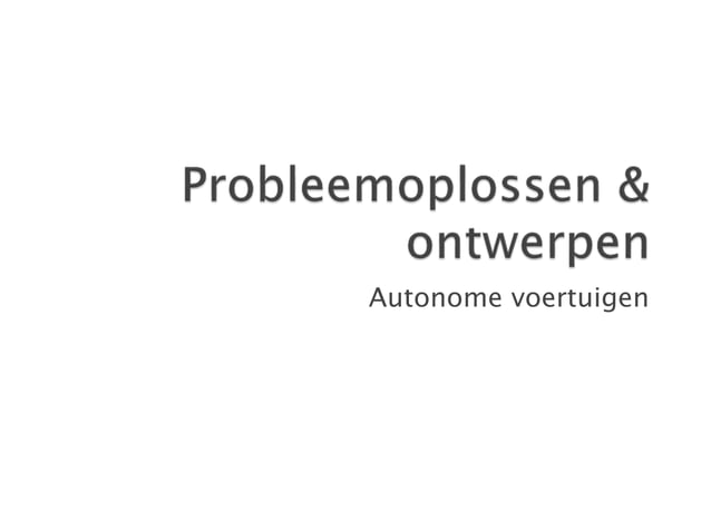 Autonoom | PPT
