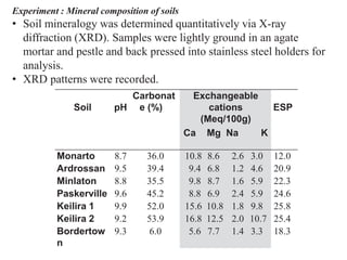 Minerology and classification of different problamaticsoil | PPTX