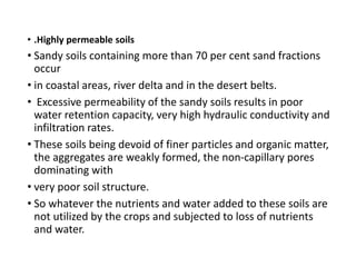 Minerology and classification of different problamaticsoil | PPTX