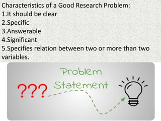 Research Problem | PPT