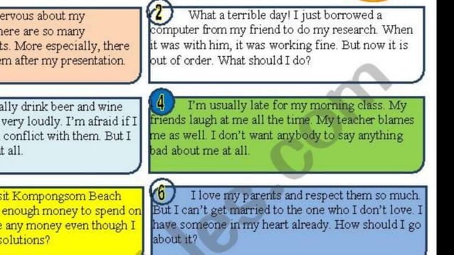 Describing problem, telling problem, solution | PPT