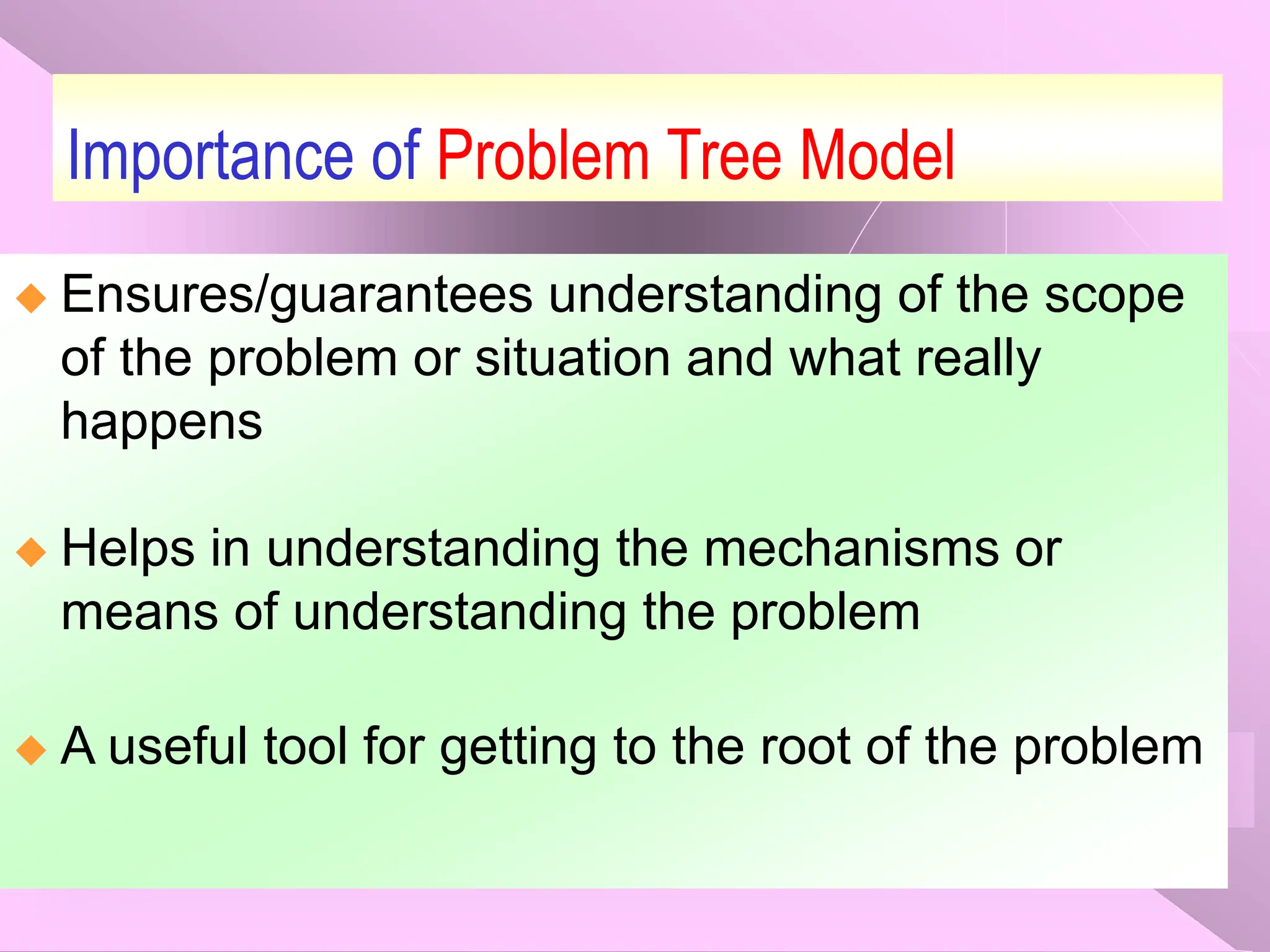 Problem Analysis Using Problem Tree Approach Rev 2 1pdf