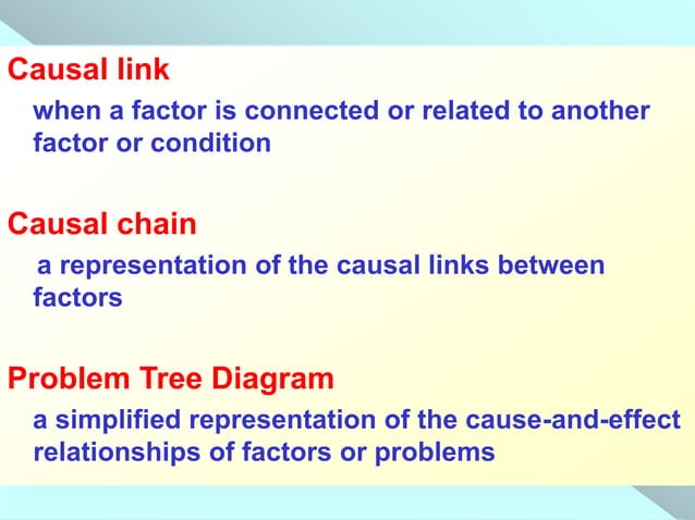 Problem Analysis Using Problem Tree Approach Rev 2 1pdf
