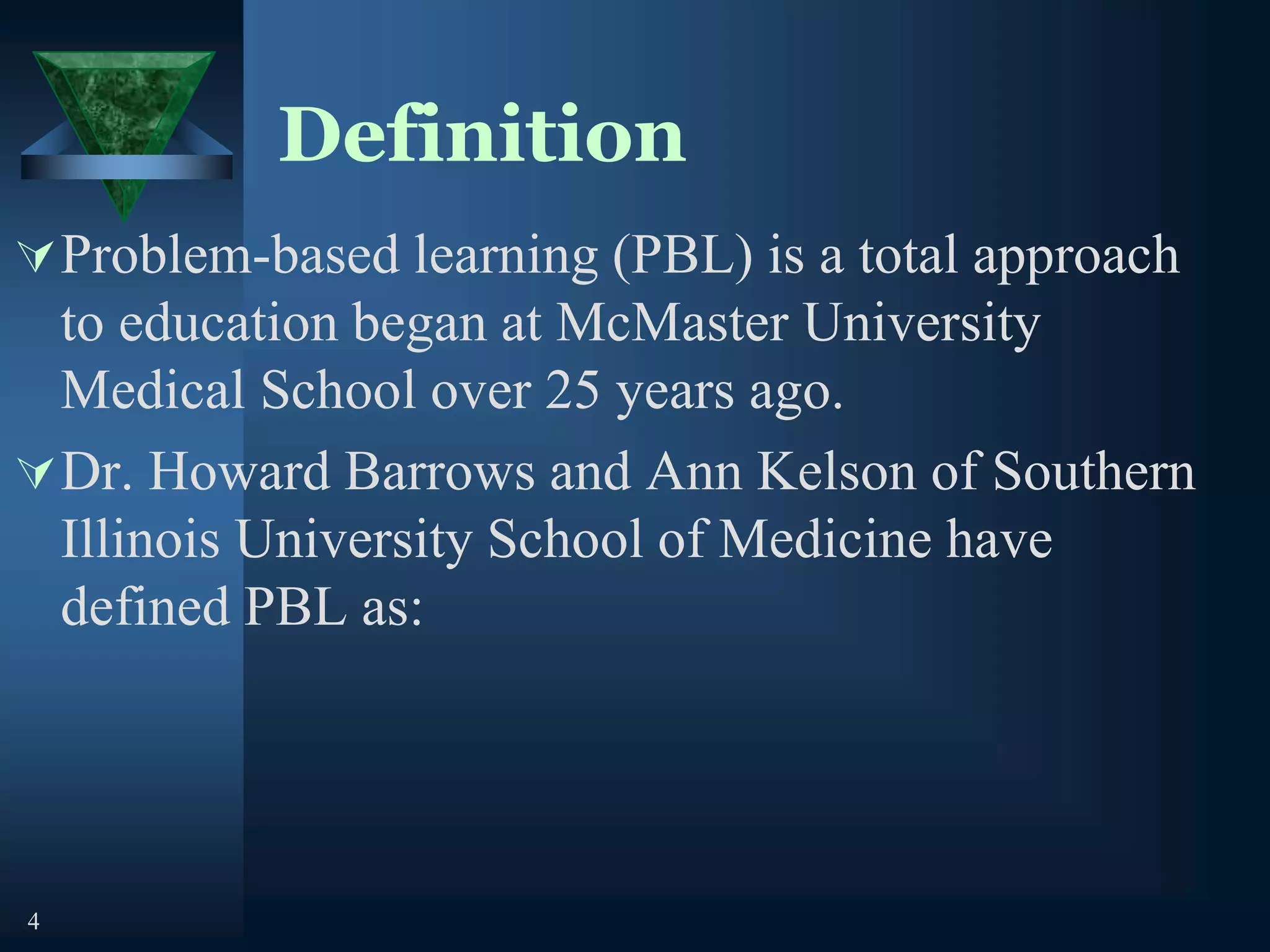 Problem based-learning | PPT