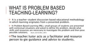 Problem based-teaching | PPT