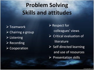 Problem based learning | PPT