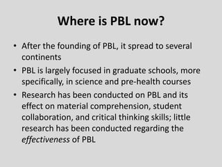 Problem based learning | PPT