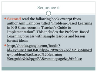 Problem based learning | PPT