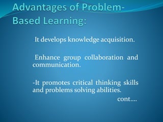 PROBLEM BASED LEARNING | PPT