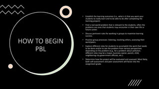 PROBLEM-BASED LEARNING | PPTX