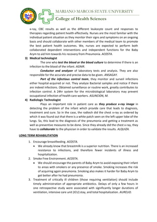 Problem based learning pneumonia | PDF