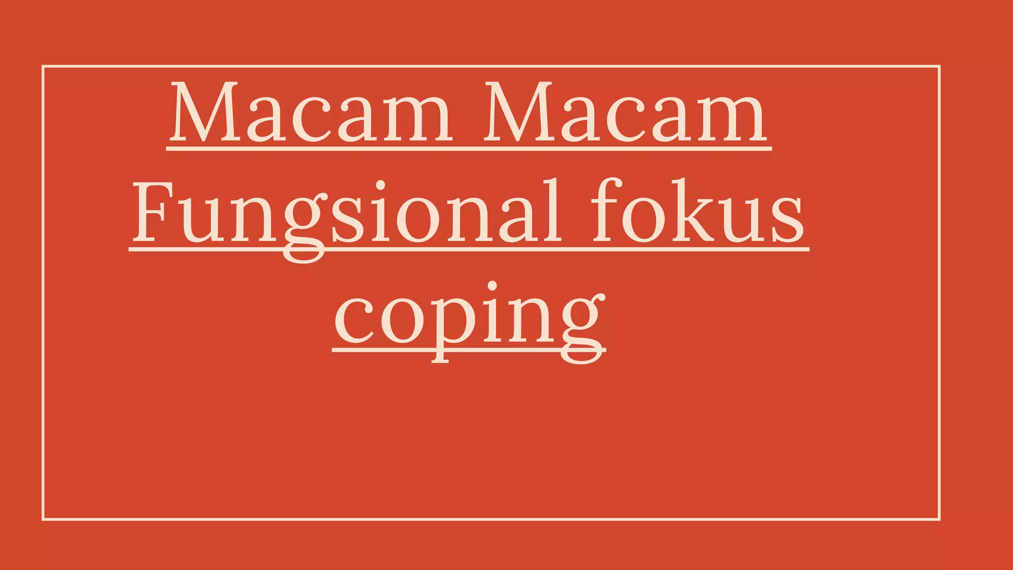 Problem focused and emotion focused coping (2) | PPTX