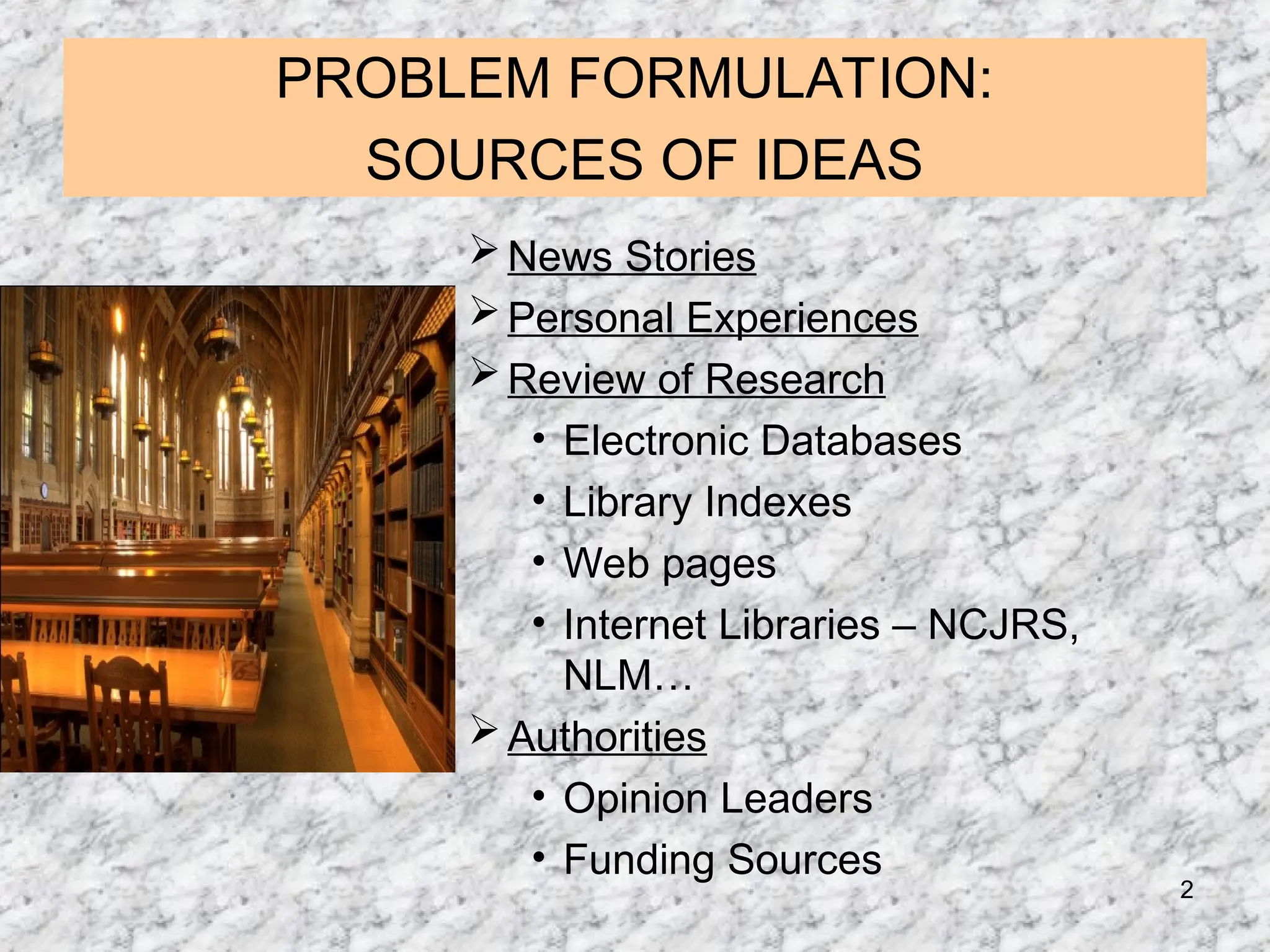 The Problem Formulation PowerPoint Presentation | PPT