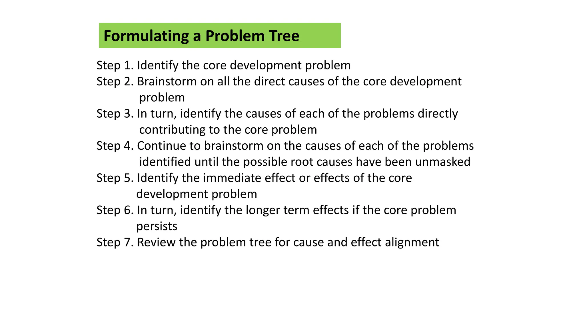Problem Objective Solution Tree Logframe Pptx Civil Engineering Industry Industries