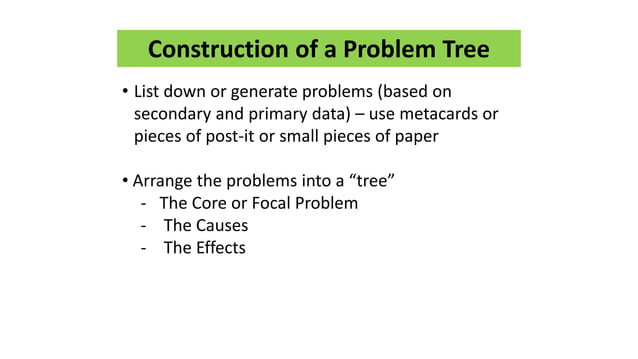 Problem Objective Solution Tree Logframe Pptx Civil Engineering Industry Industries