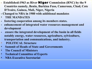 Problem of Water Quality Control in the Niger Basin | PPT