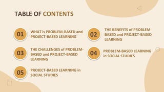 Problem/Project-Based Learning in Social Studies | PDF
