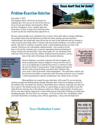 Problem reaction-solution | PDF