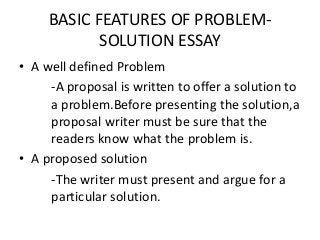 Problem solution essay slide show