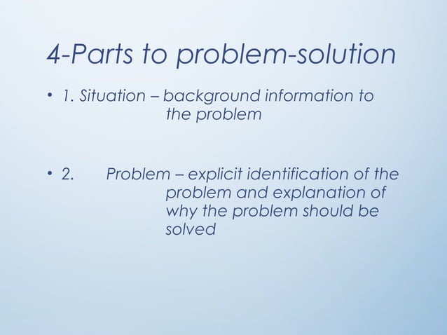 Problem solution essay | PPT