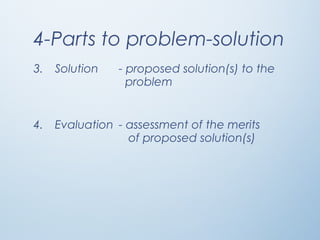 Problem solution essay | PPT