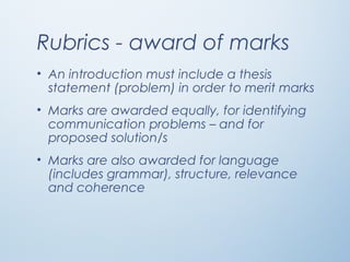 Problem solution essay | PPT