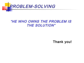 Problem solving | PPT