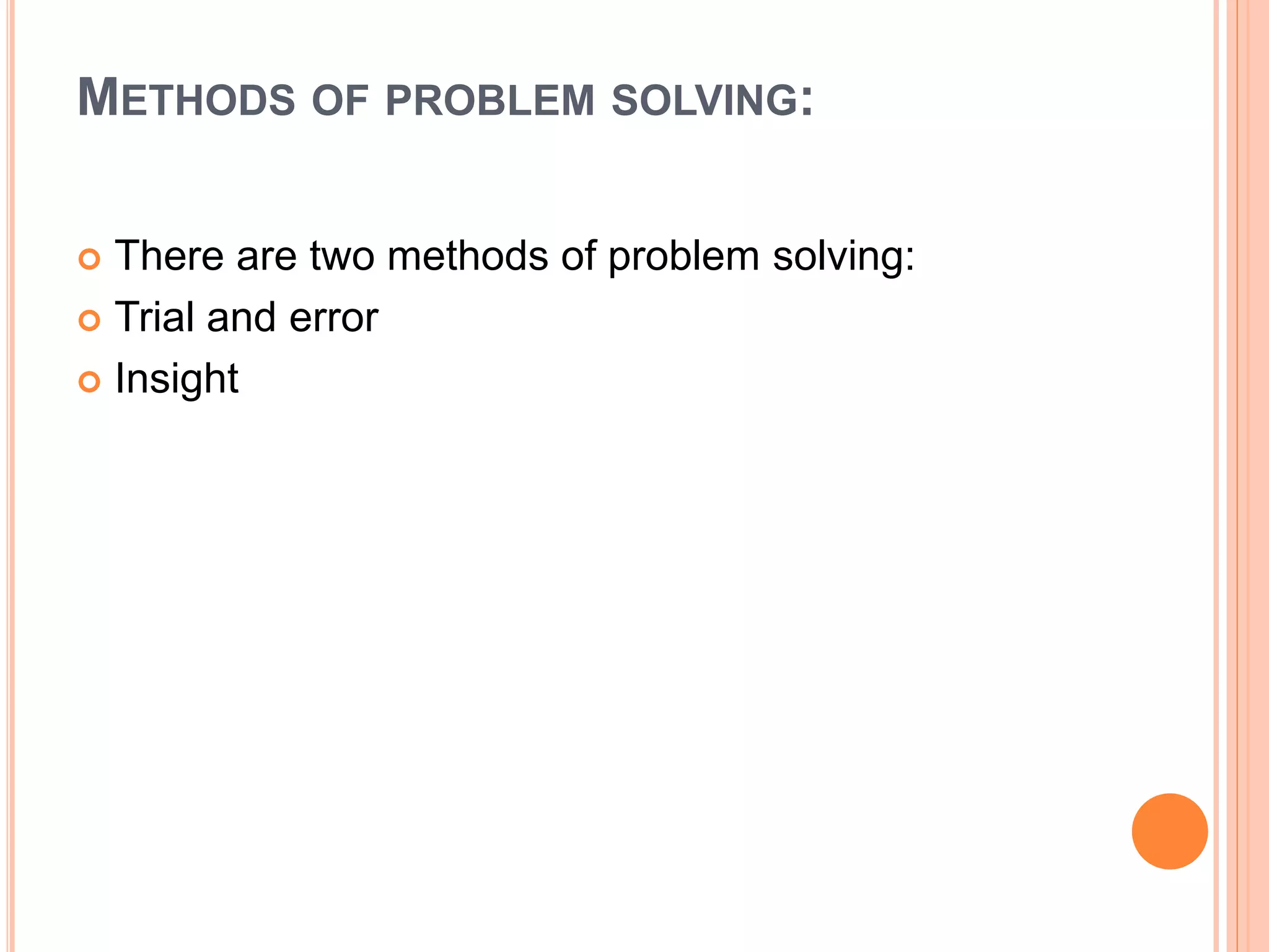 Problem solving | PPTX