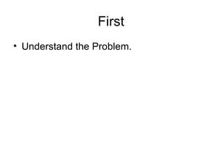 Problem Solving | PPT
